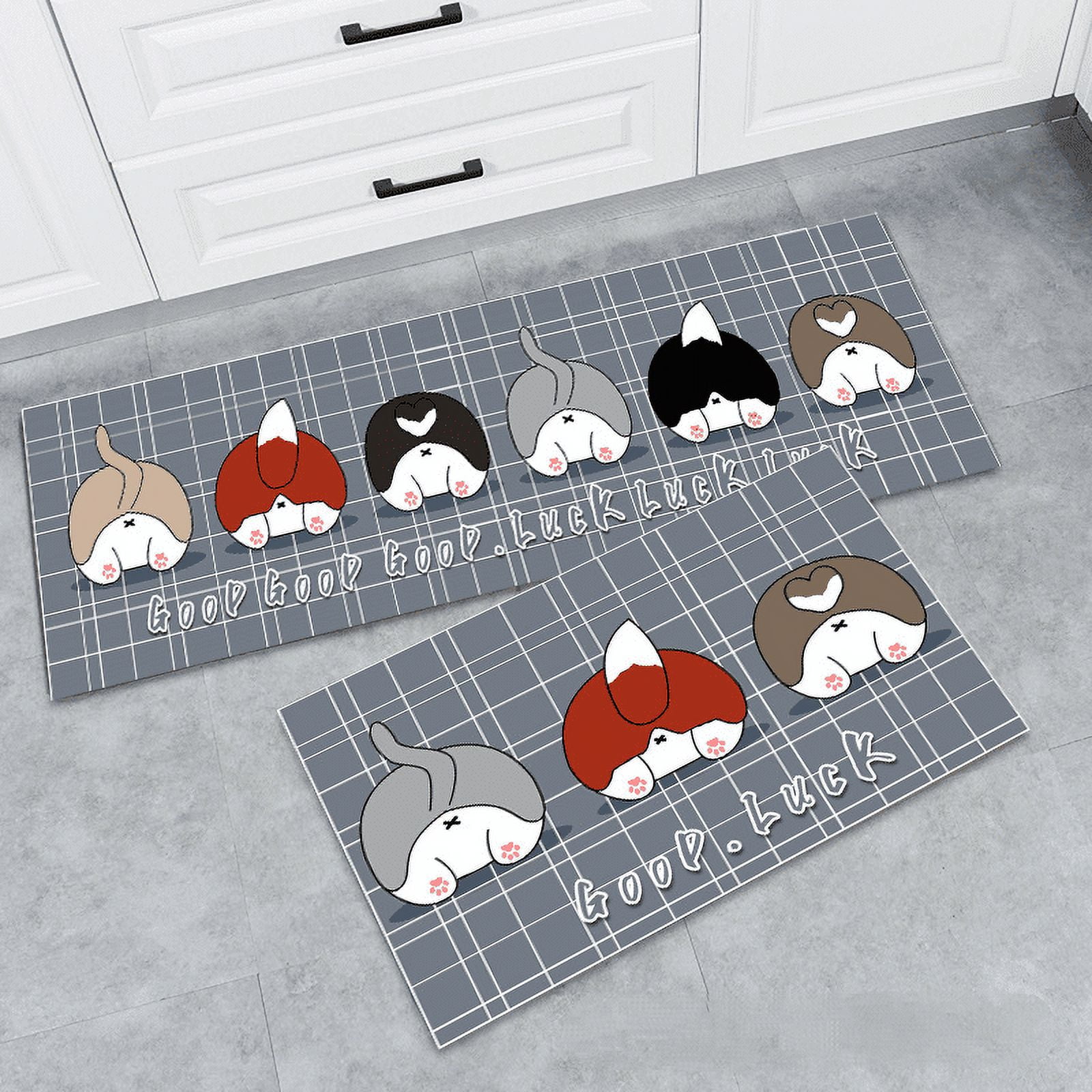 Soft diatom mud absorbent floor mat non-slip bathroom foot pad quick ...