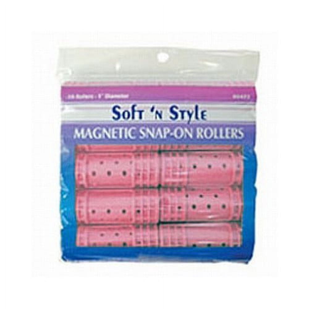 Soft ’n Style Magnetic Snap-on Rollers, Jumbo - 1-1/4" #00423 - Walmart.com