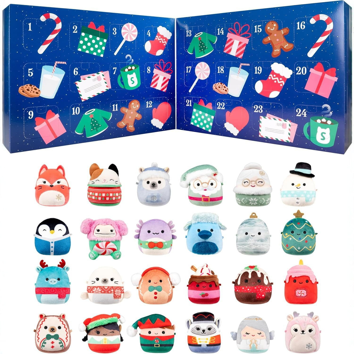Soft plush material! 2025 24-Day Micromallows Holiday Advent Calendar ...