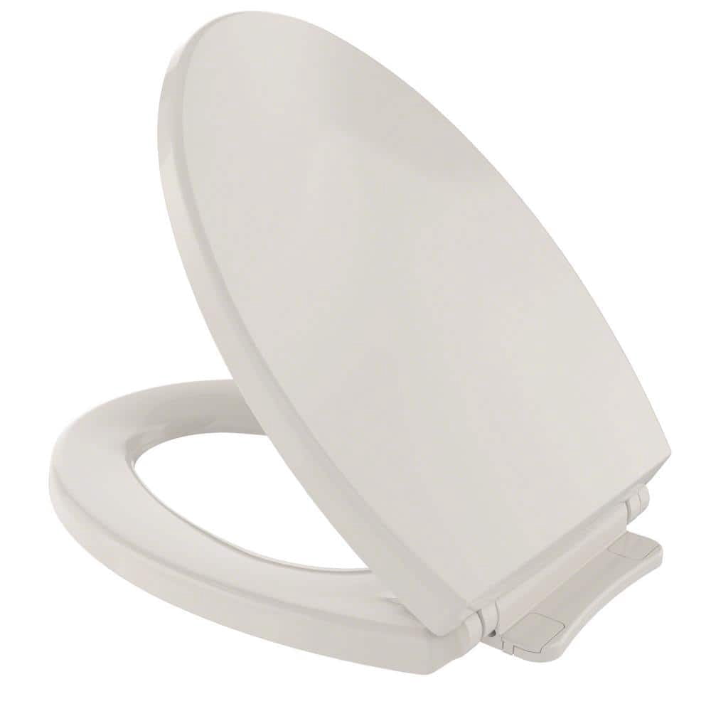 SoftClose Elongated Closed Front Toilet Seat in Sedona Beige - Walmart.com