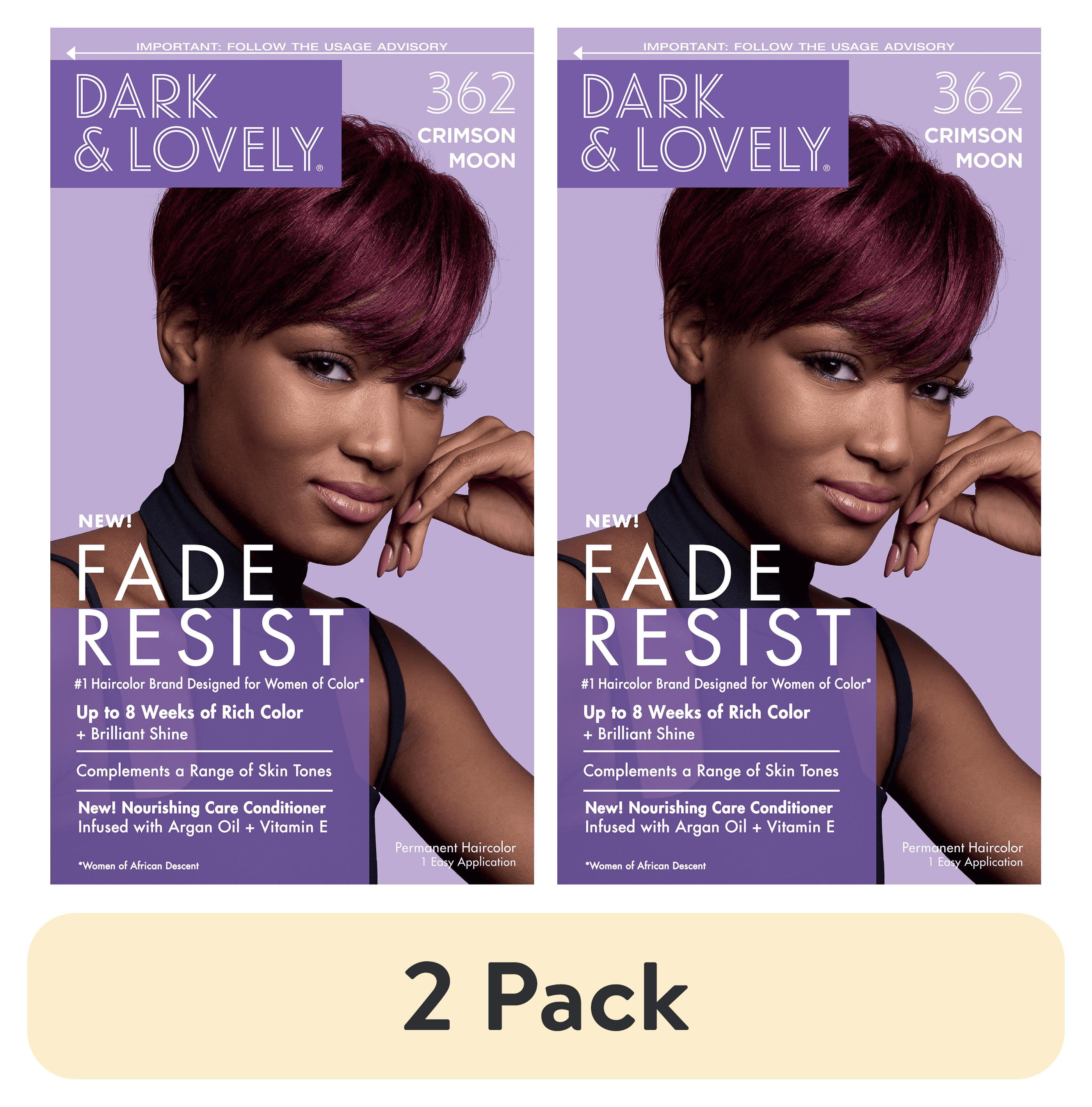 (2 pack) SoftSheen-Carson Dark & Lovely Fade Resist Hair Color, 362 ...
