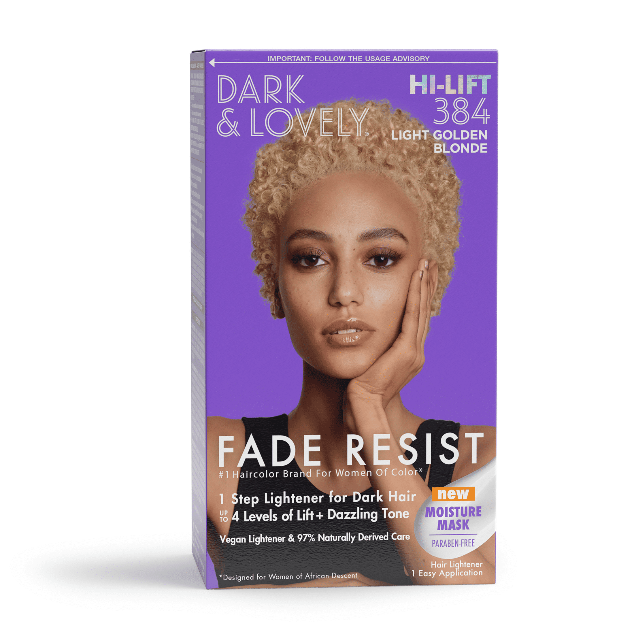 SoftSheen-Carson Dark & Lovely Fade Resist Hair Color, 384 Light Golden ...