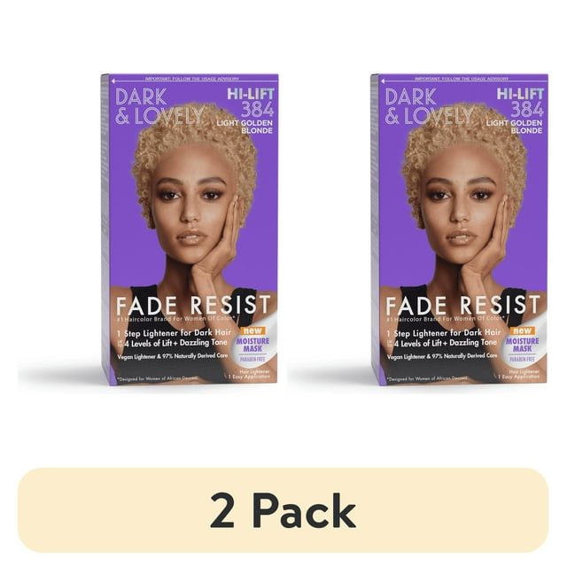 (2 pack) SoftSheen-Carson Dark & Lovely Fade Resist Hair Color, 384 ...