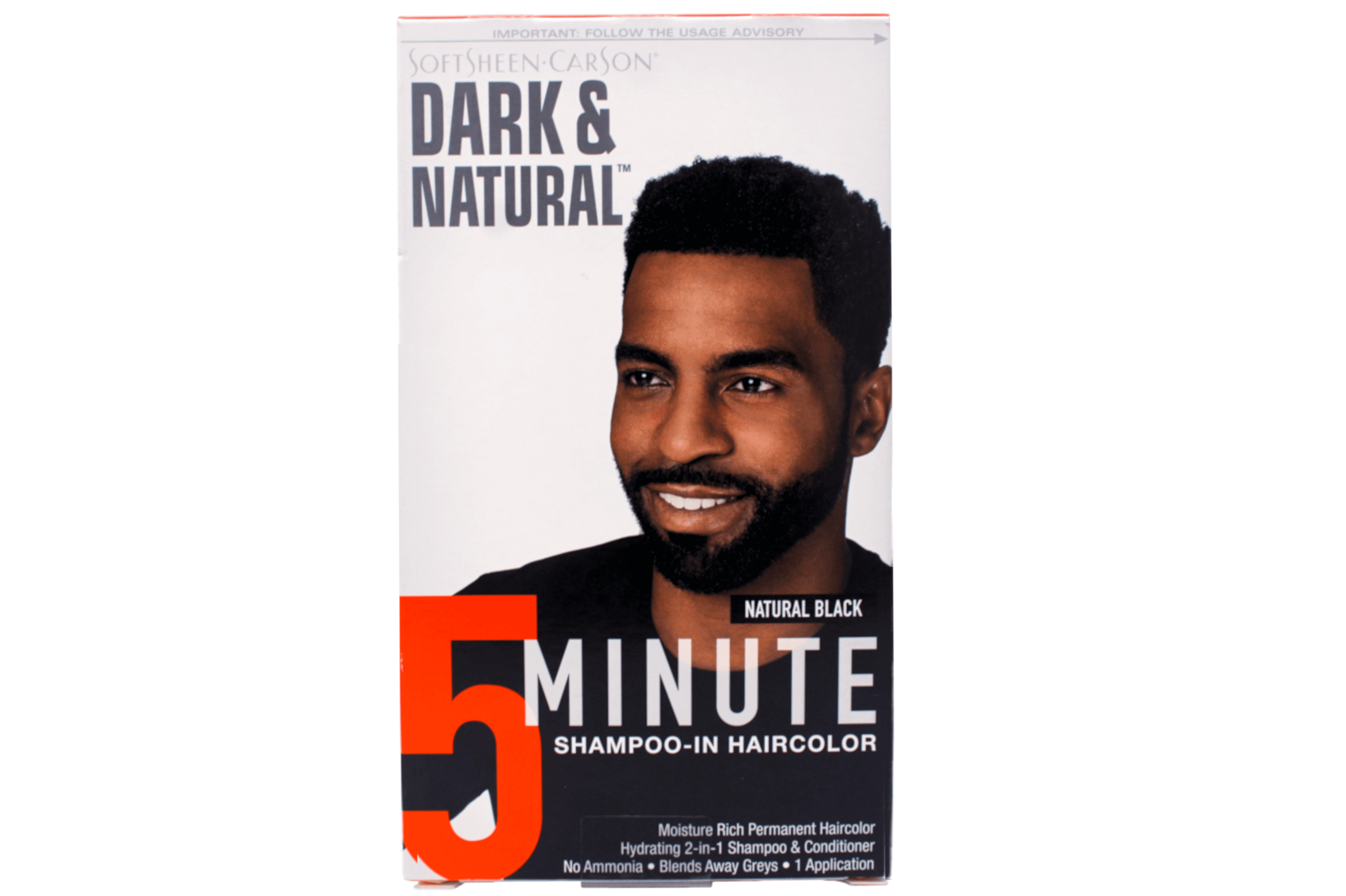 SoftSheen-Carson Dark & Natural Hair Color for Men, 5-Minute Gray ...