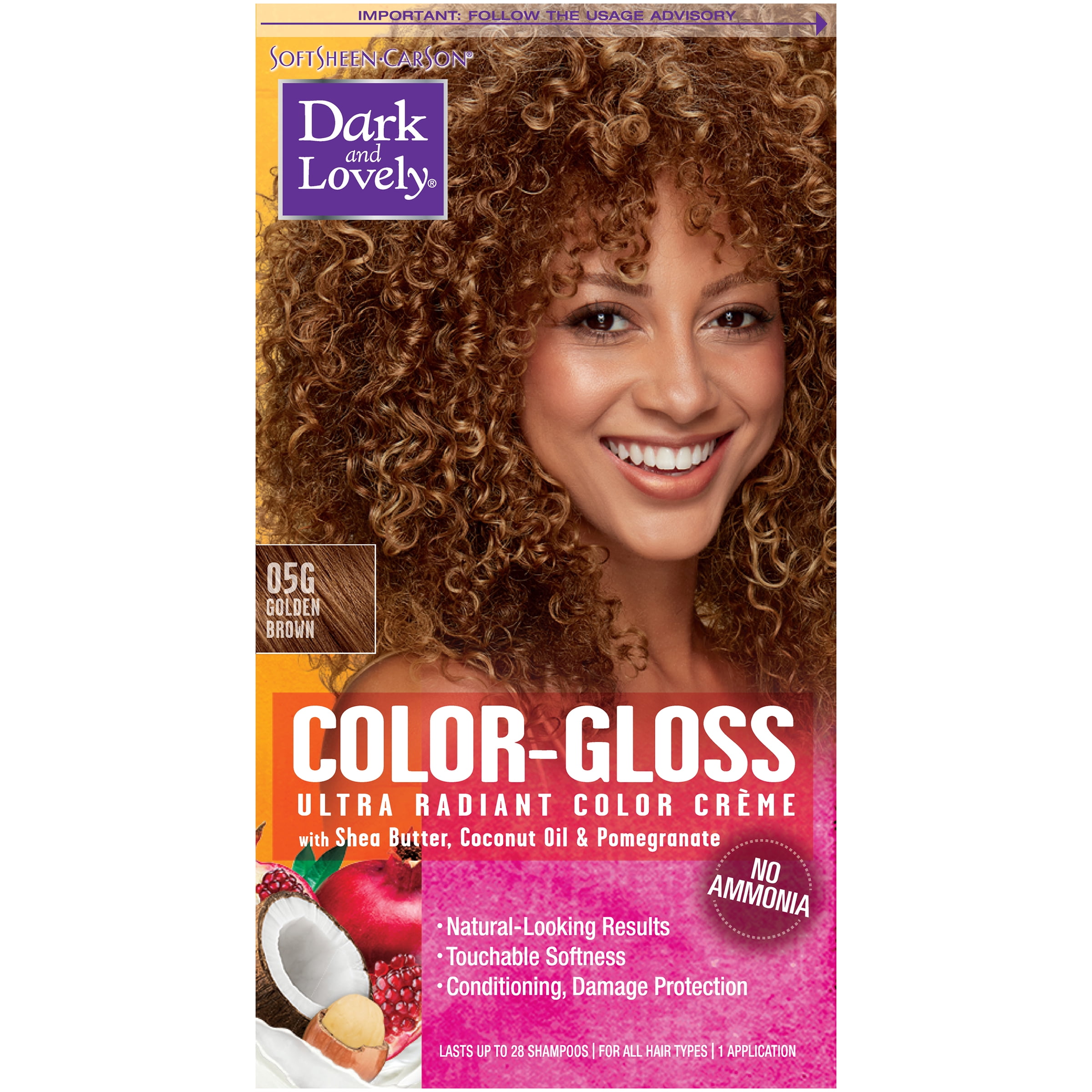 SoftSheen-Carson Dark and Lovely Color Gloss Ultra Radiant Hair Color ...