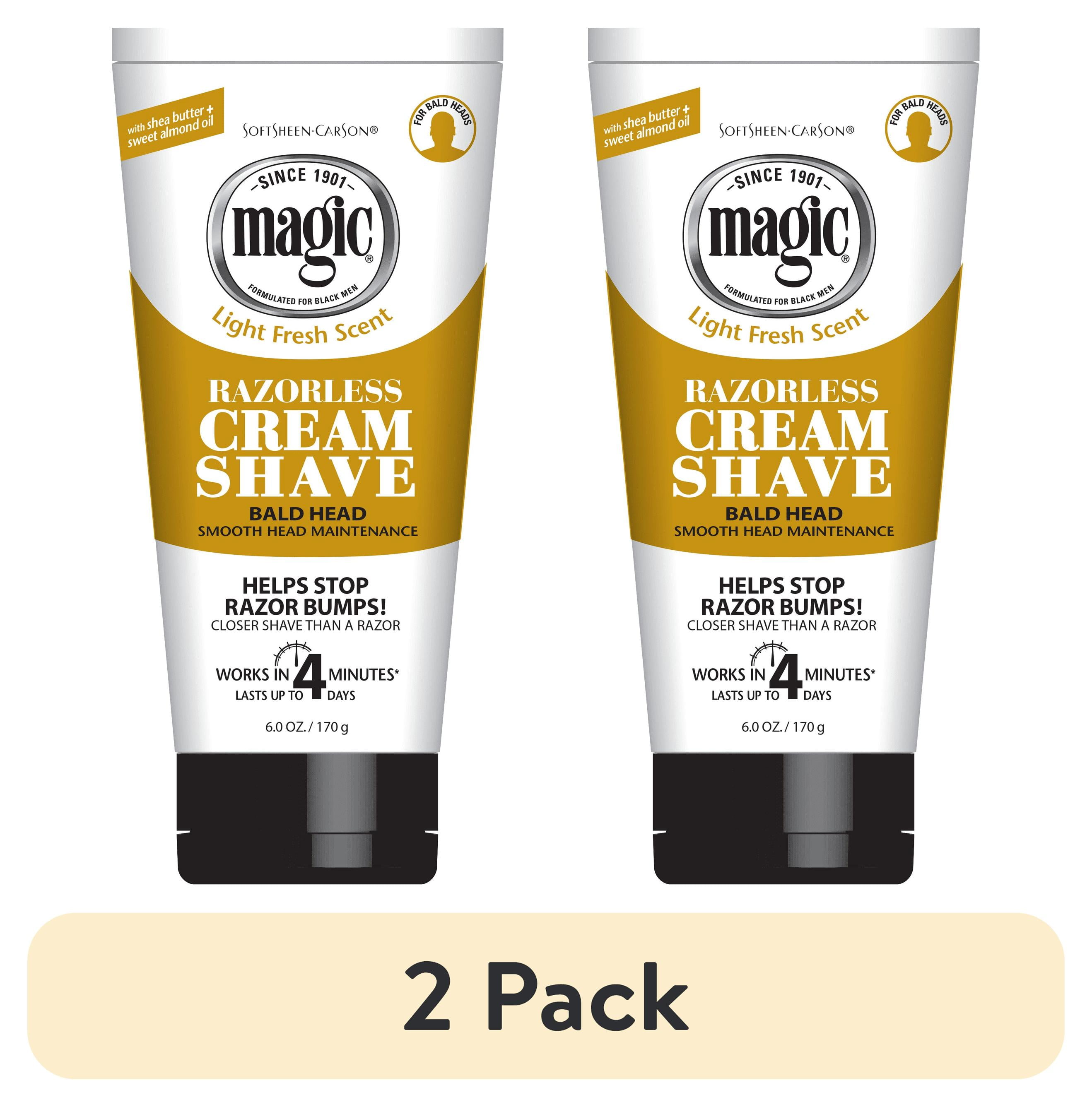 (2 pack) Magic Razorless Shave Cream Sensitive Skin for Hair Removal ...