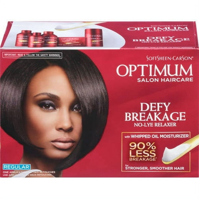 SoftSheen-Carson Optimum Haircare Defy Breakage No-lye Relaxer, Regular ...