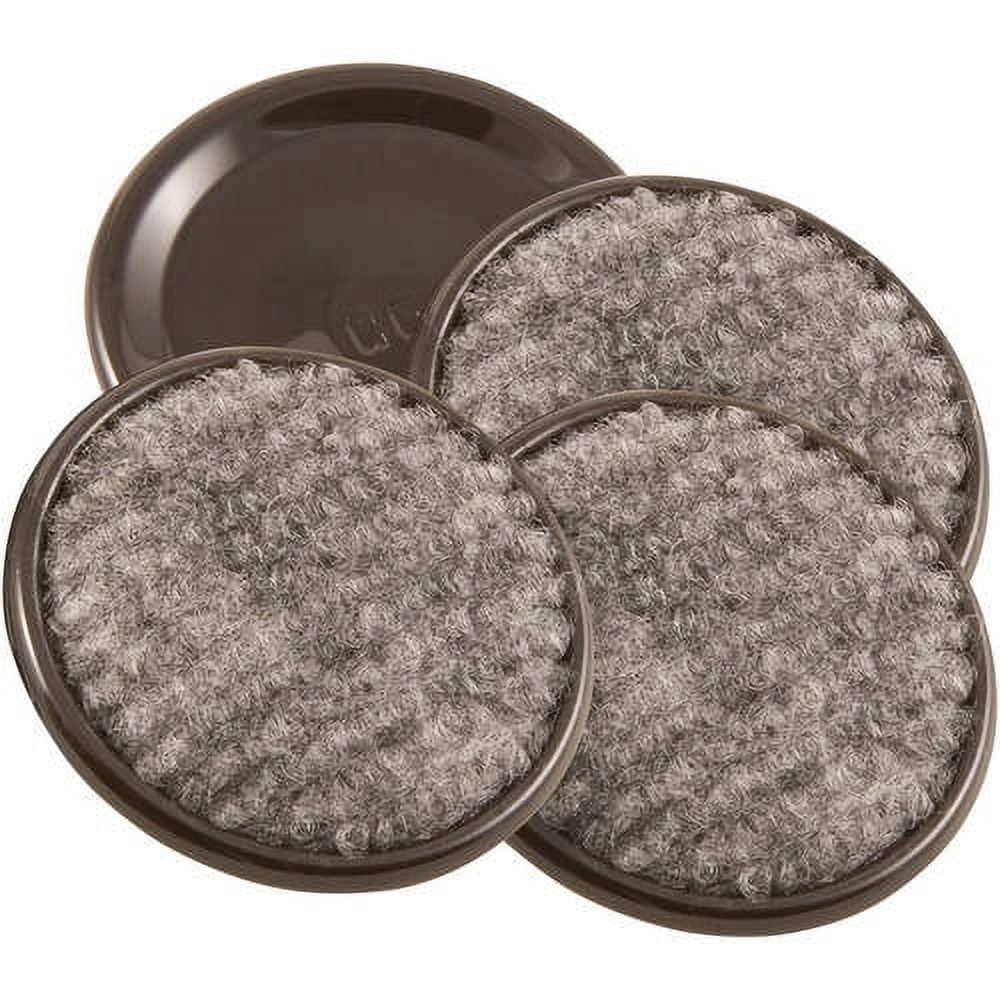 SoftTouch 4291895N Gray Plastic Round Carpet Caster Cup 1-5/8 Dia. in ...