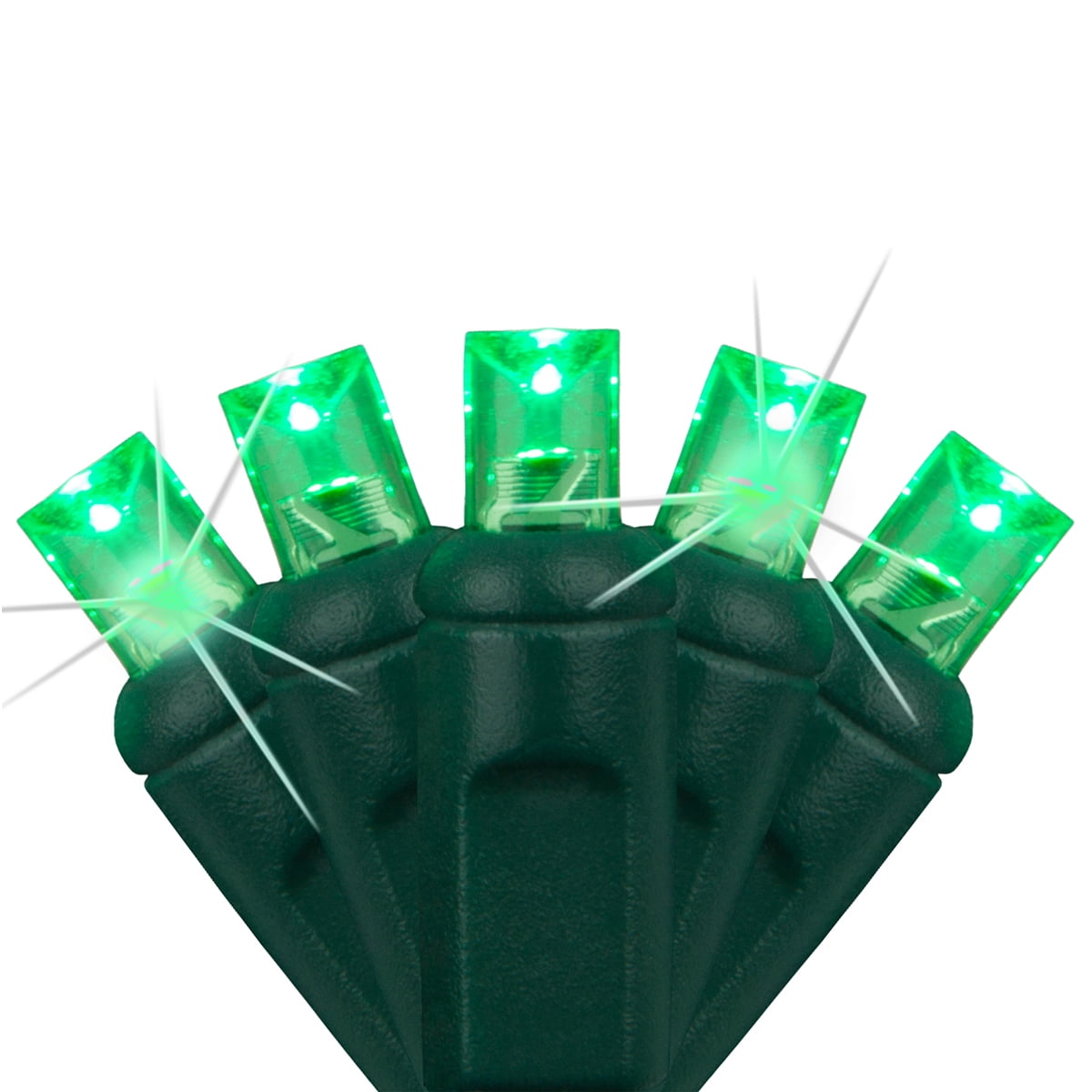 SoftTwinkle LED Green Christmas Mini Twinkle Lights for Bedroom, St ...