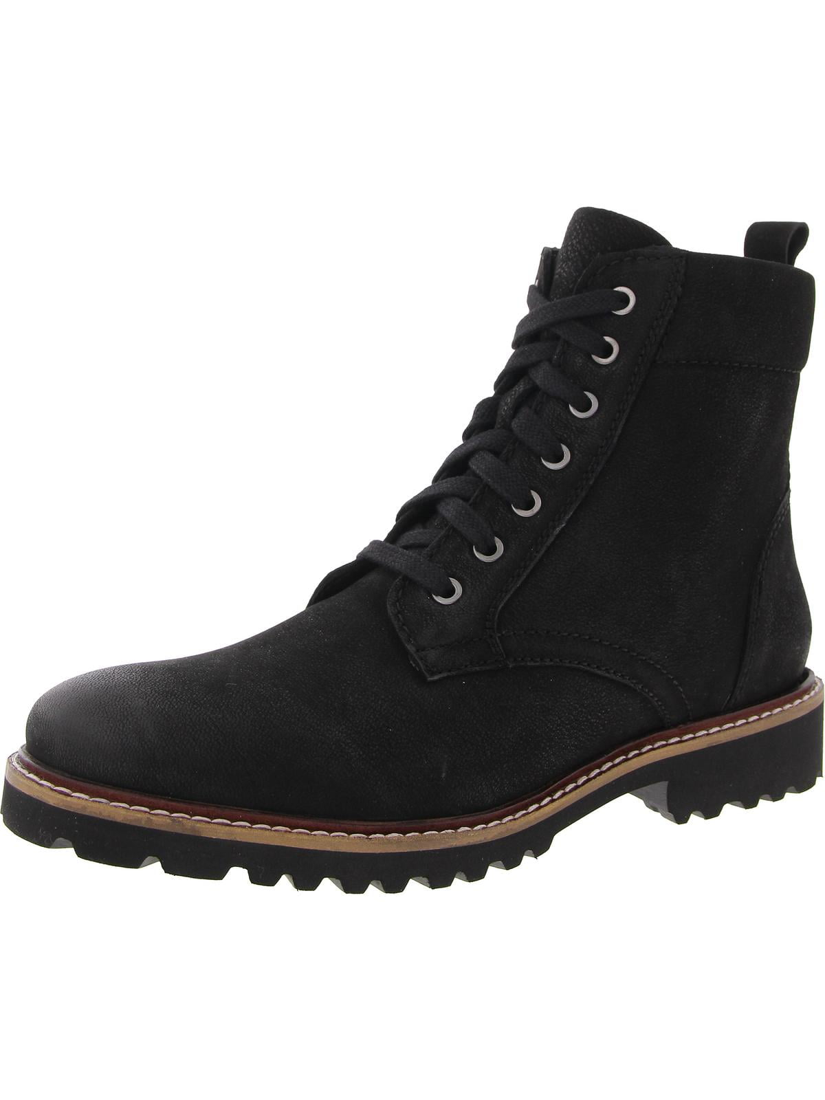 SoftWalk Womens ICARA Lugged Sole Leather Combat & Lace-Up Boots ...