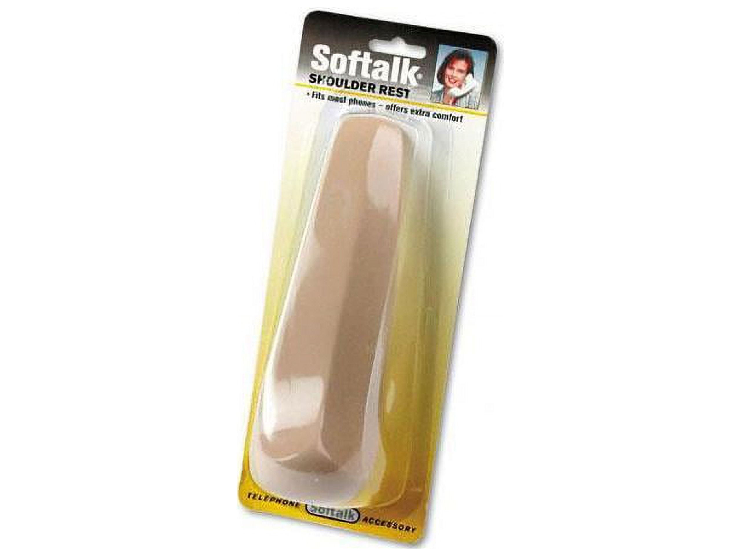 Softalk Standard Telephone Shoulder Rest 7 Long x 2w x 2-1/2h Beige 100 - Walmart.com
