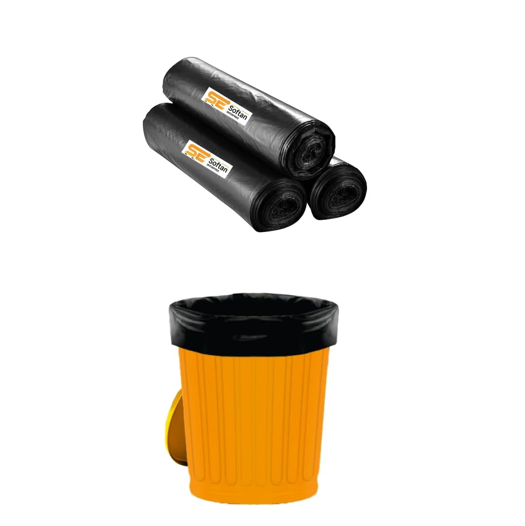 Softan Enterprise Premium Garbage Bags Medium Size 19 X 21 Inches 3 ...