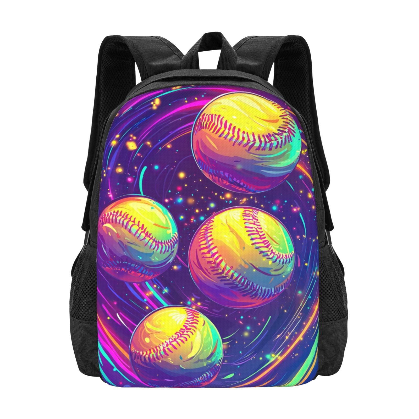 Softball Backpack Lightweight Casual Backpacks Fashion Printed Daypack ...