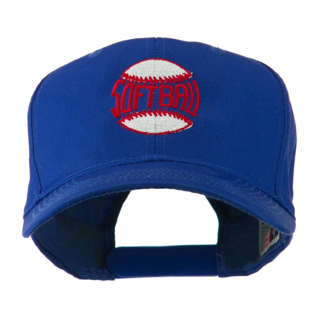 Softball Ball with Wording Inside Embroidered Cap - Royal OSFM ...