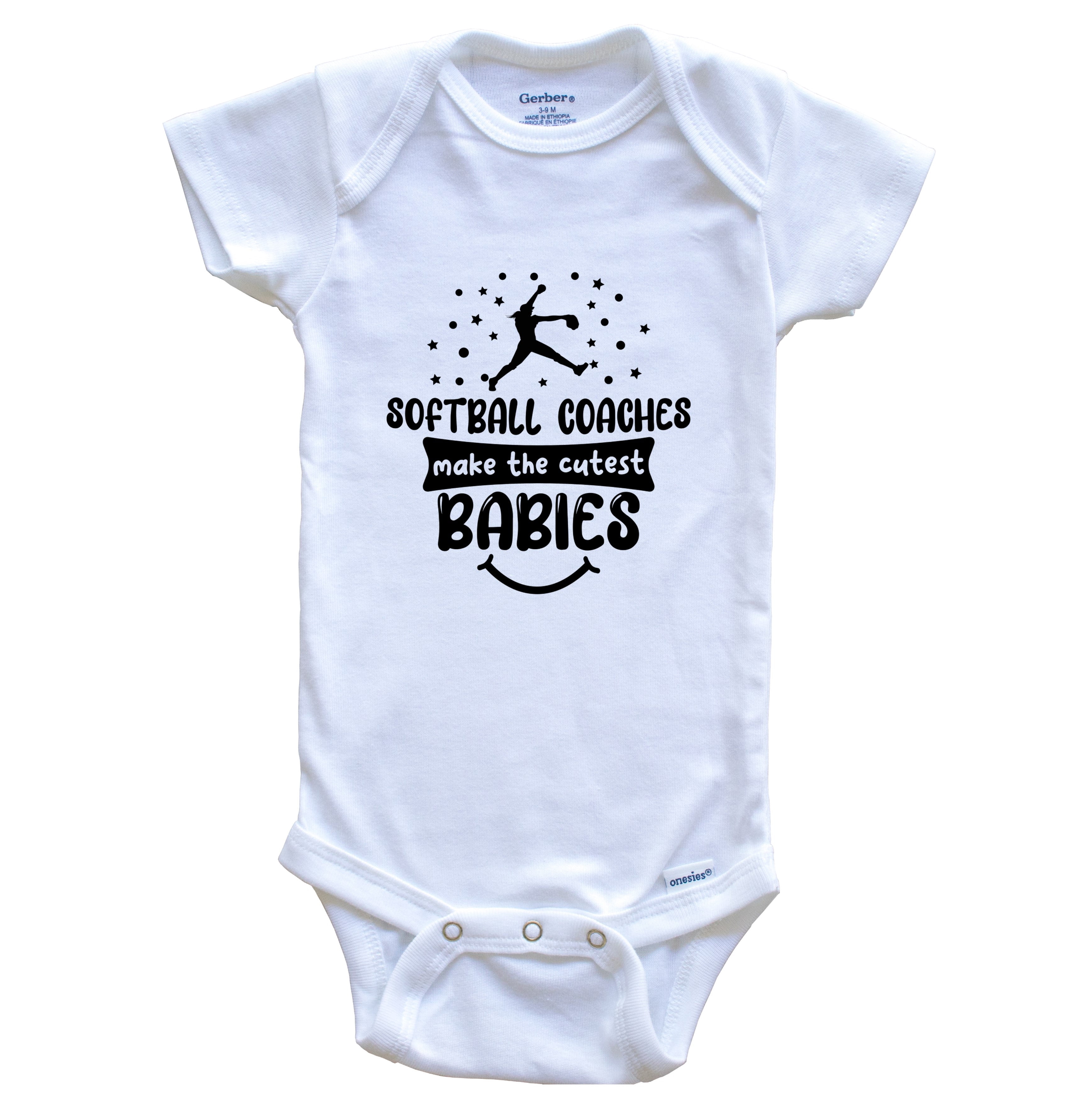 Softball Coaches Make the Cutest Babies Funny Softball Coach Baby ...