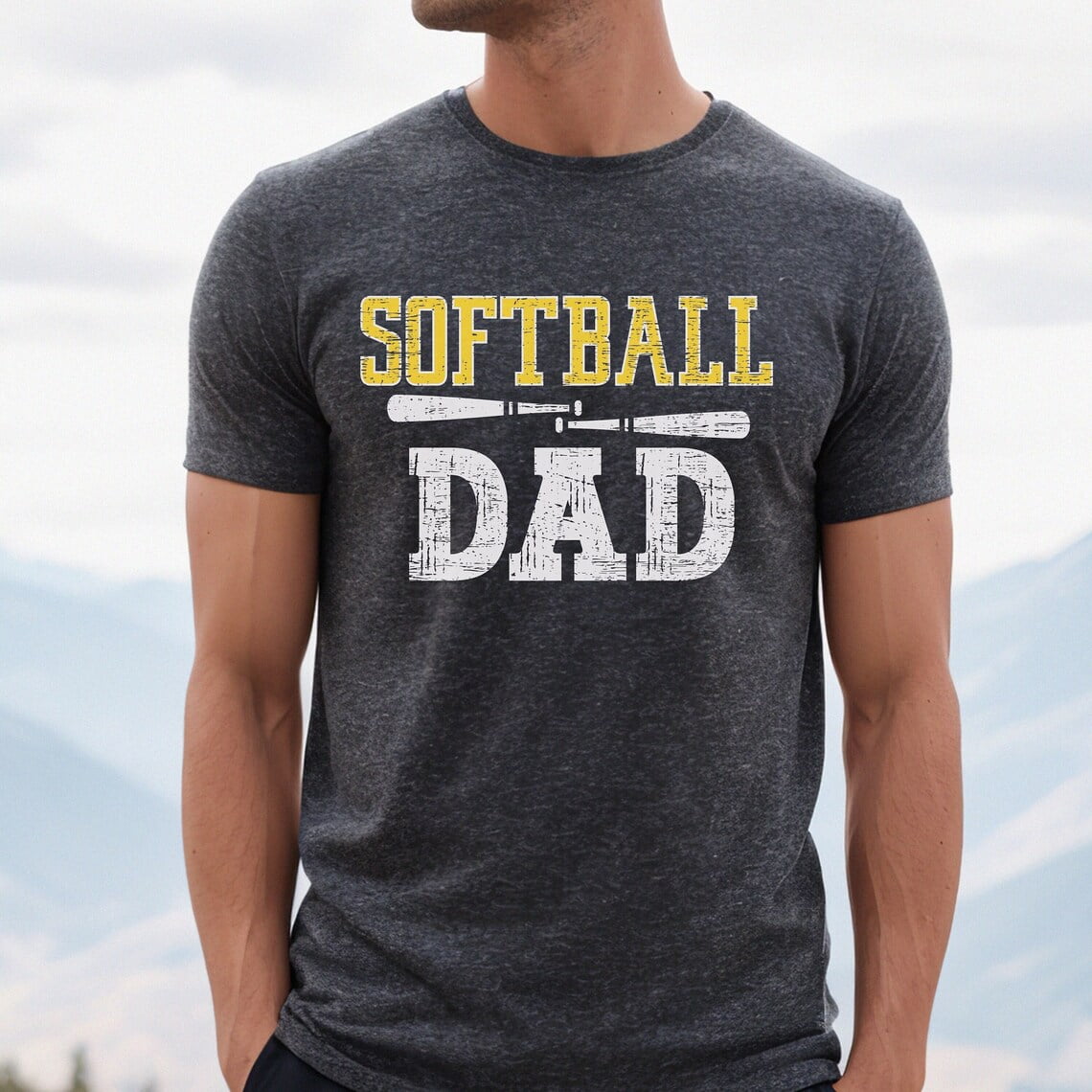 Softball Dad Shirt, Softball Fan Shirt, Softball Dad Gift, Proud ...