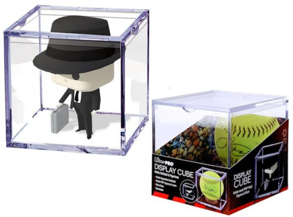 Softball Figurine Clear Display Cube - Walmart.com
