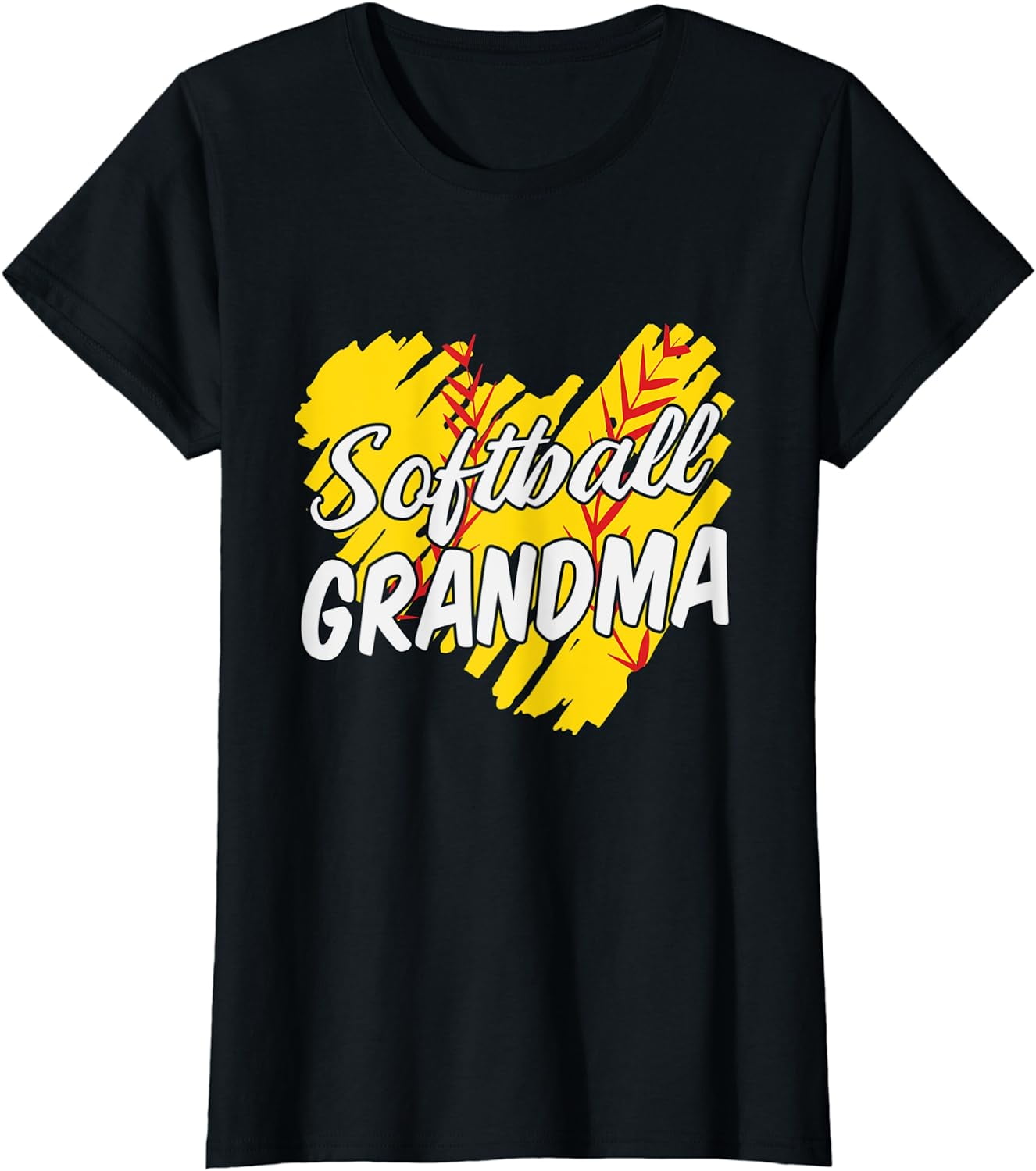 Softball Grandma, Softball Designs For Women Grandparents T-Shirt ...