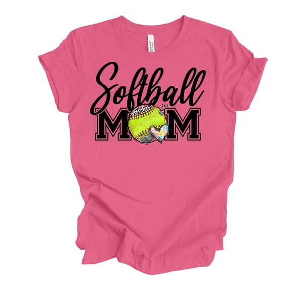 Softball Mom Bella + Canvas Tee: Unisex Fit - Walmart.com