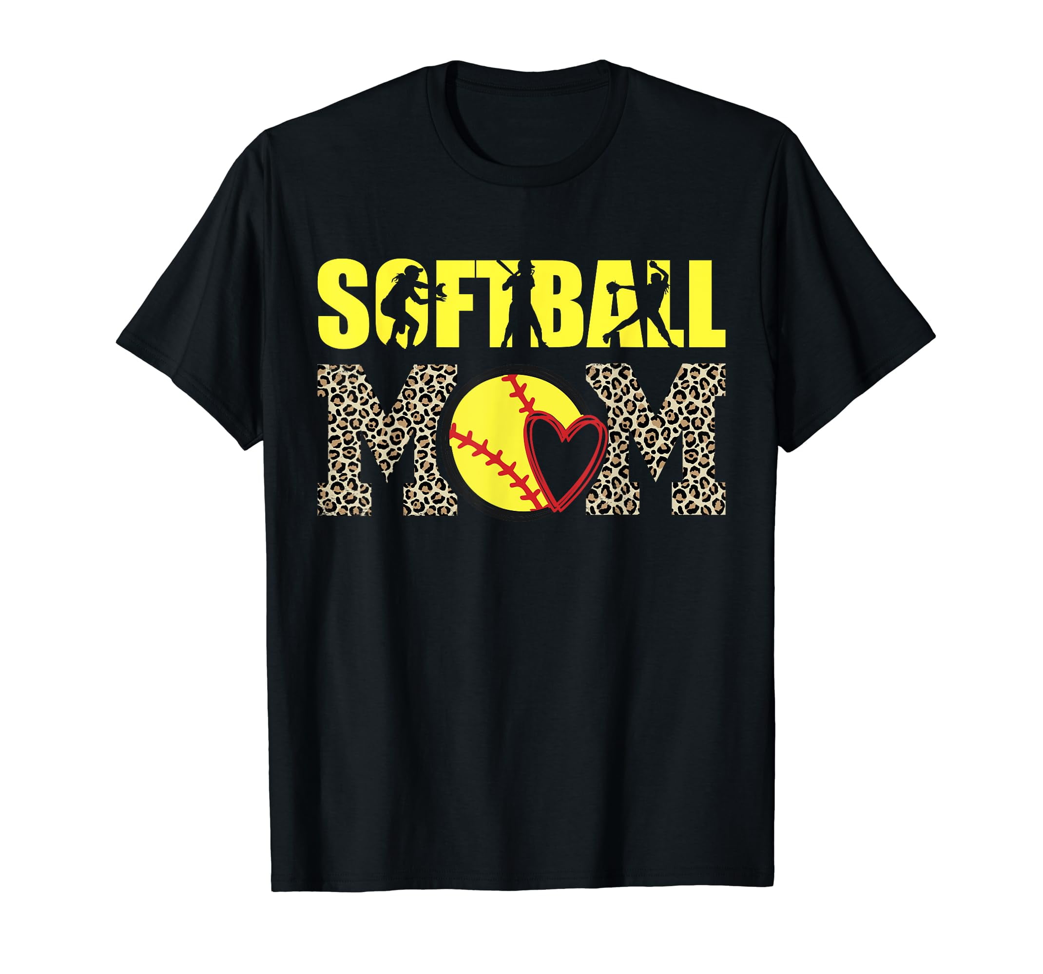 Softball Mom Shirts For Women Softball Mom Gear Softball Mom T-Shirt ...