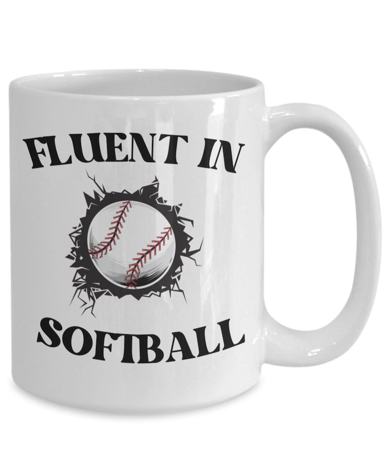 Softball Mug – Great for Softball Moms, Sports Enthusiasts & Athletic ...