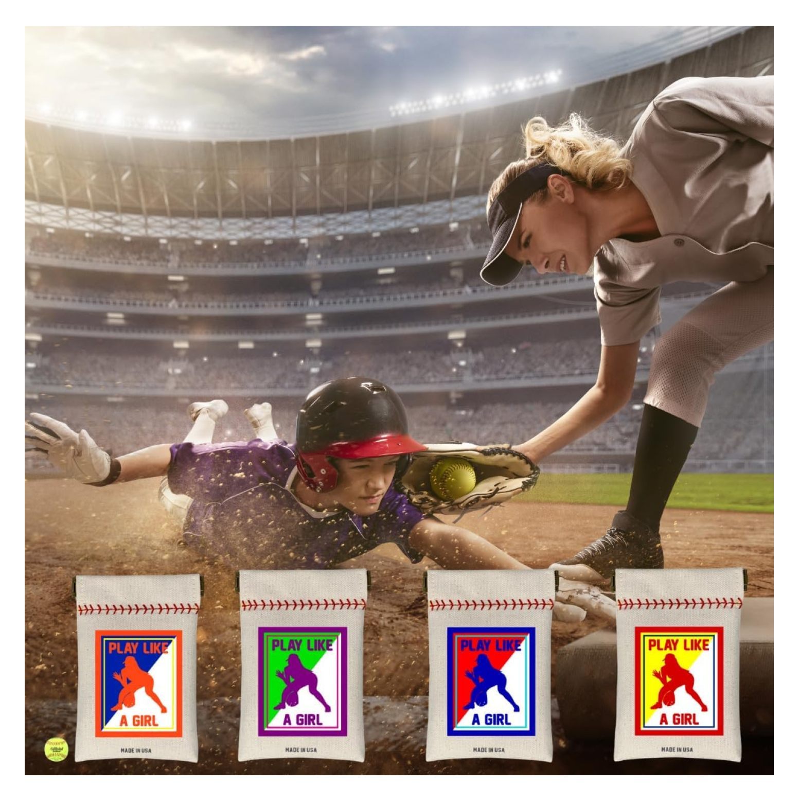 , Softball - Play Like A Girl - Walmart.com
