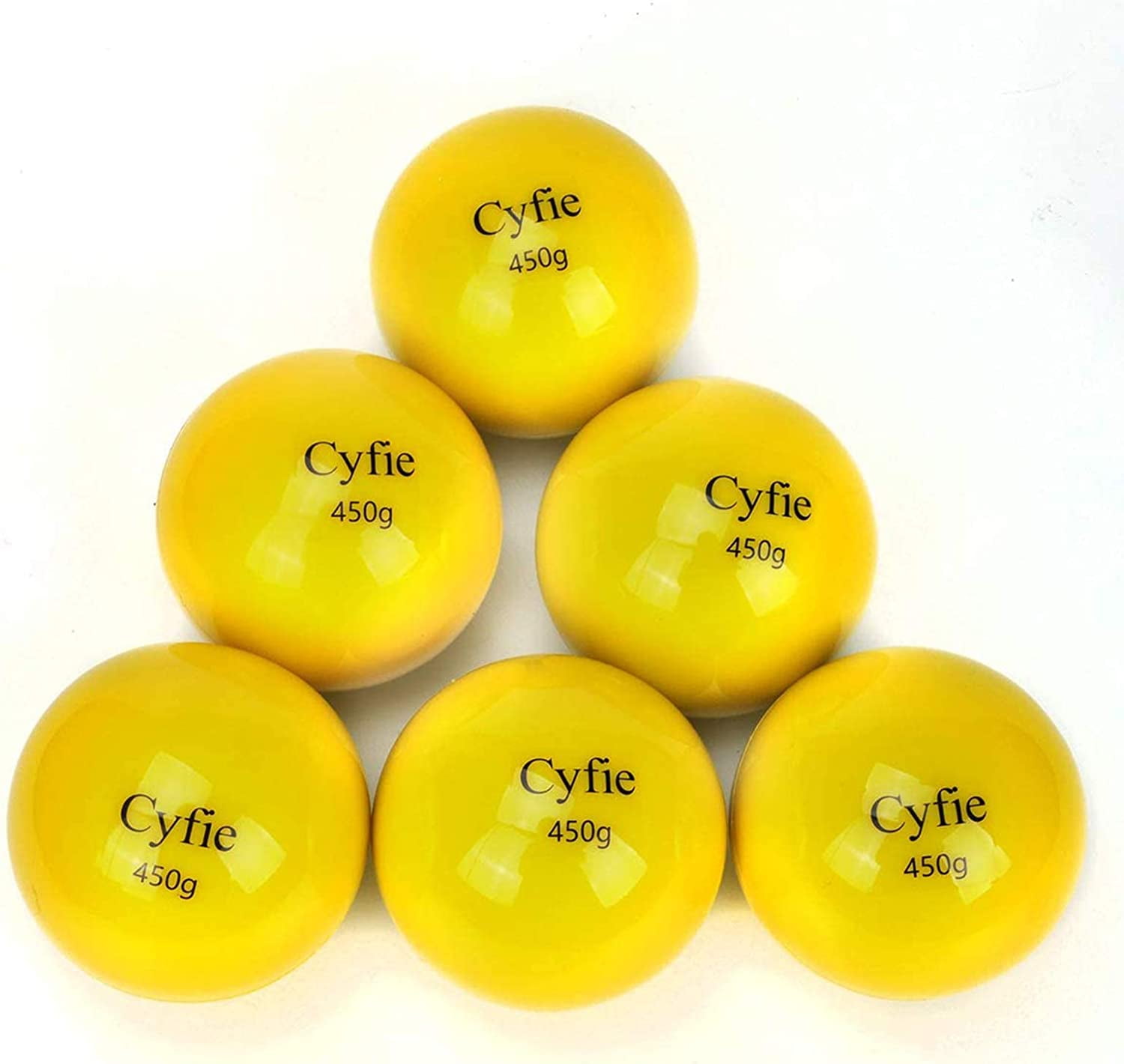 Cyfie Weighted Softballs 3.2'' 6 Pack, Training Balls for Hitting ...