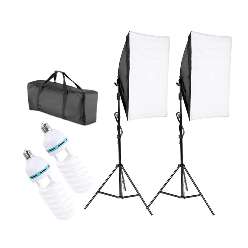 Softbox Lighting Kit, Photo Equipment Soft Studio Light with Light ...
