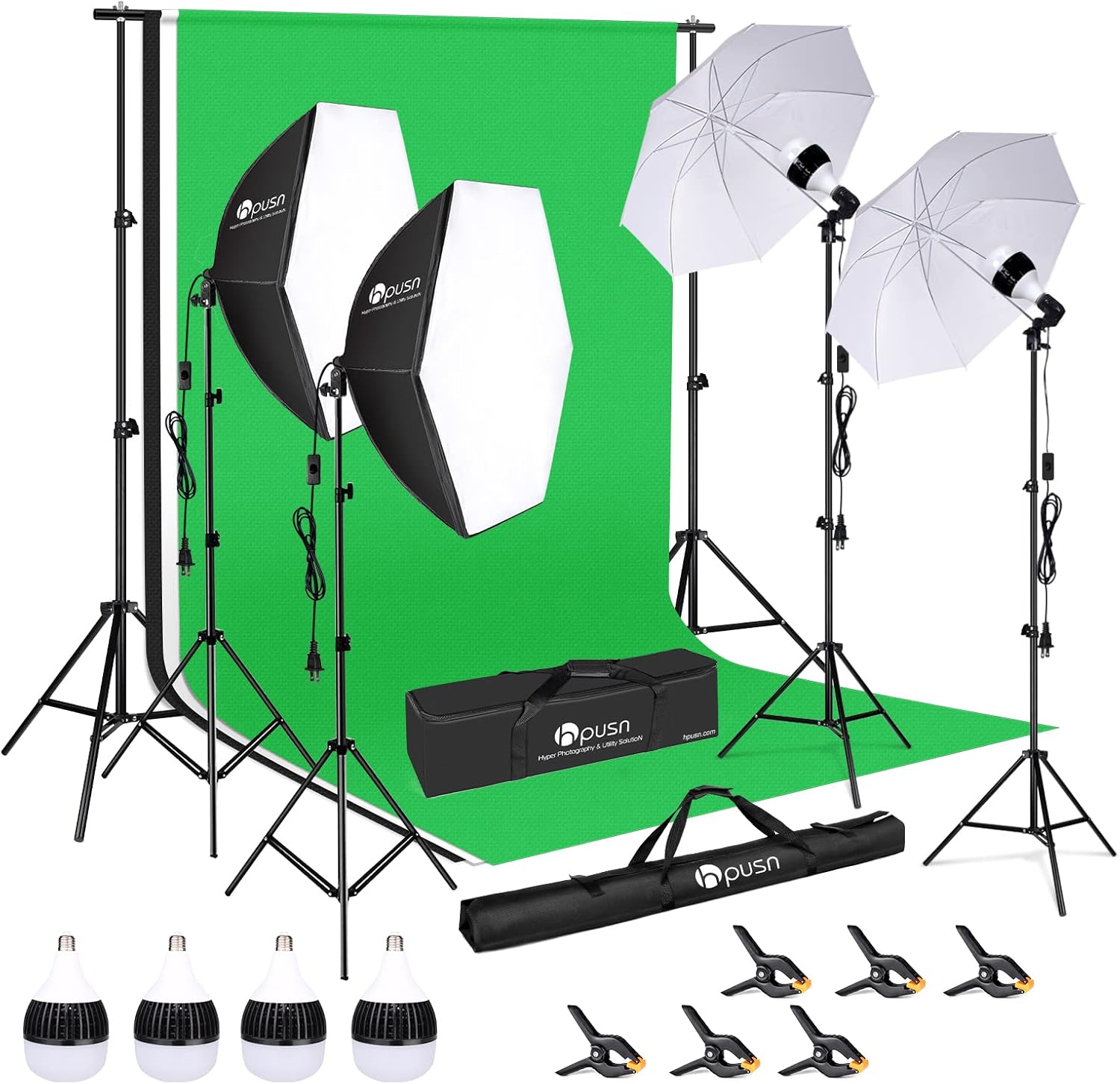 Softbox Photography Lighting Kit 30"X30" Professional Continuous ...