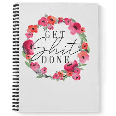 8.5"x11" Motivational Journal: Softcover, 120 College Ruled Pages, Gold ...