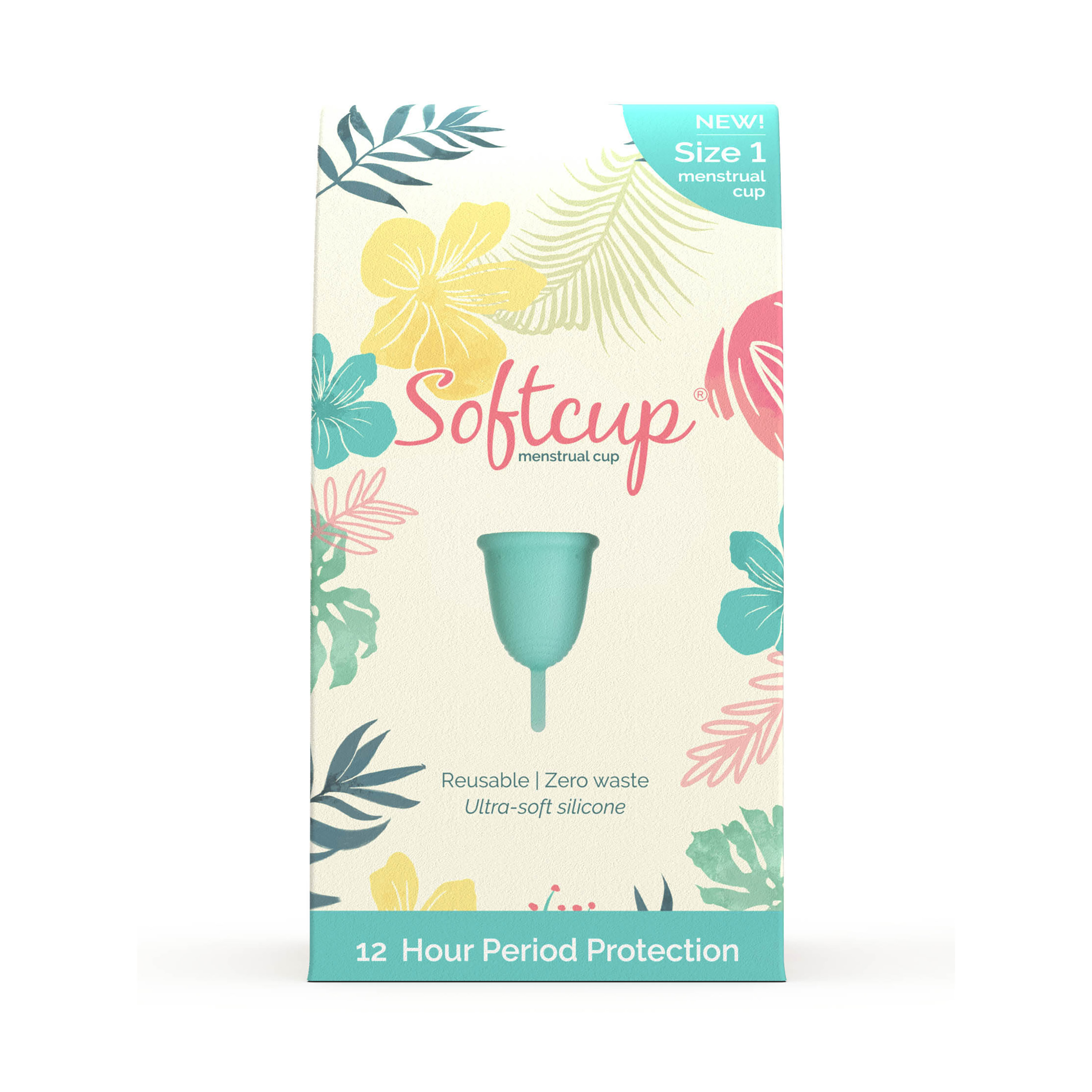 Softcup Menstrual Cup - Reusable Period Cup - Leak-Free, 12-Hour Wear ...
