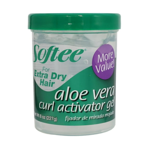 Softee Aloe Vera Curl Activator Gel For Extra Dry Hair, 8 Oz - Walmart.com
