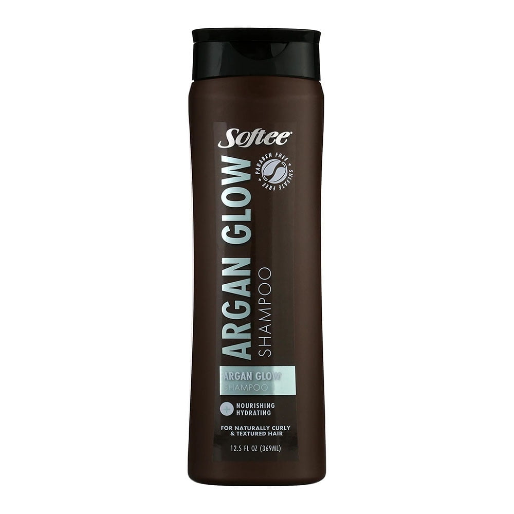 Softee Argan Glow Moisturizing Hair Shampoo, 12.5 Oz - Walmart.com