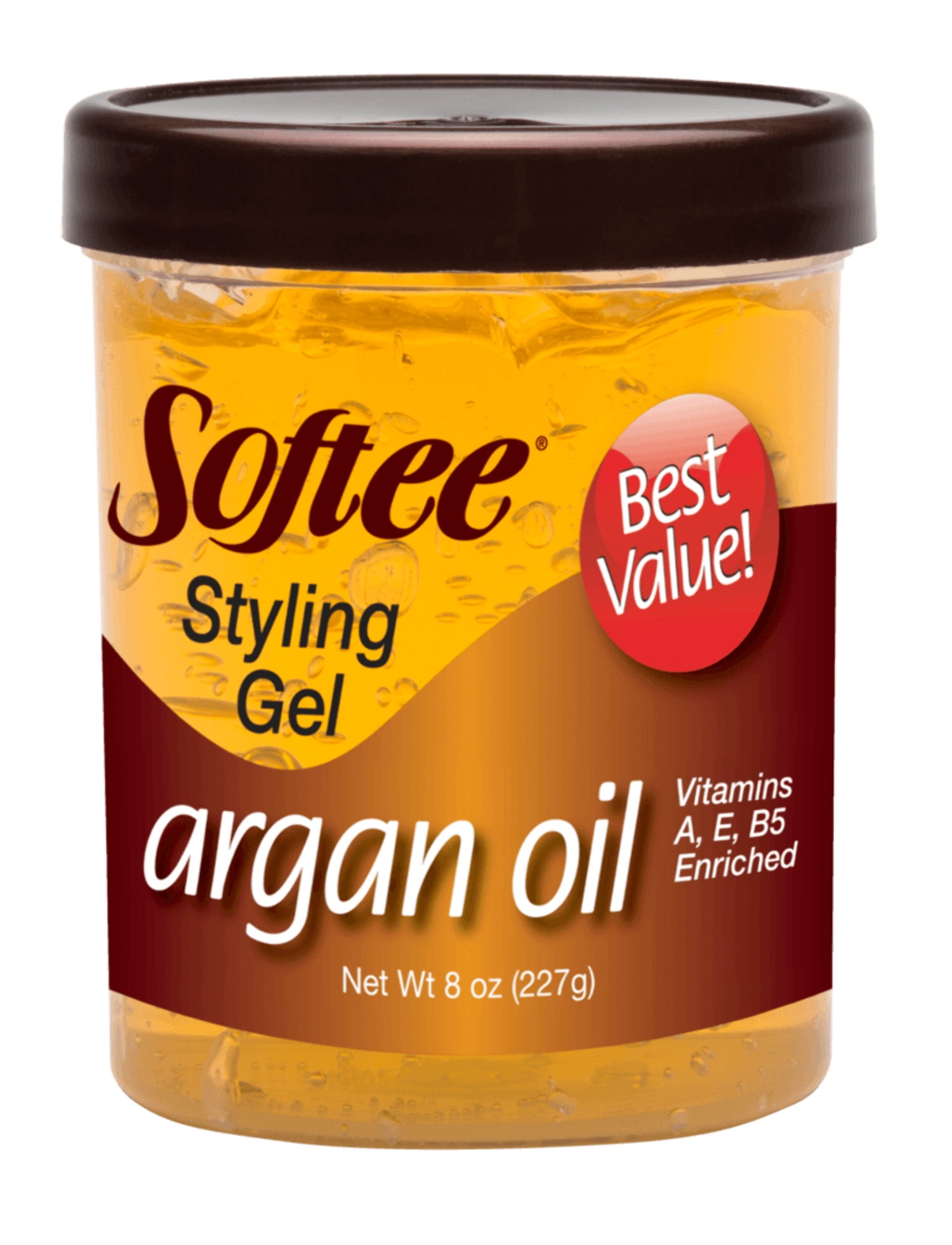 Softee Argan Oil Styling Gel for Curls, 8 oz. Jar - Walmart.com