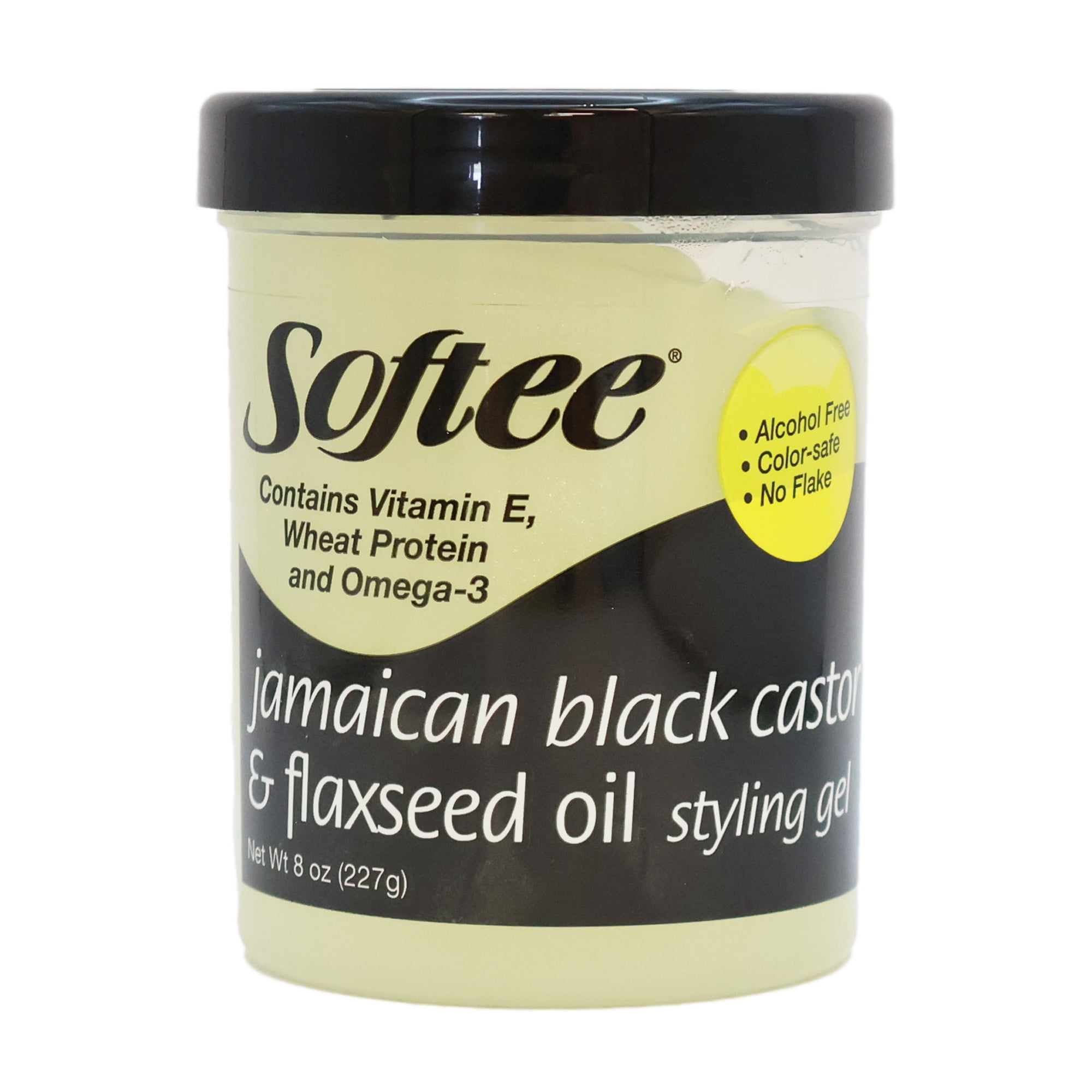 Softee Styling Gel Jamaican Black Castor and Flaxseed Oil, 8 oz, Pack ...