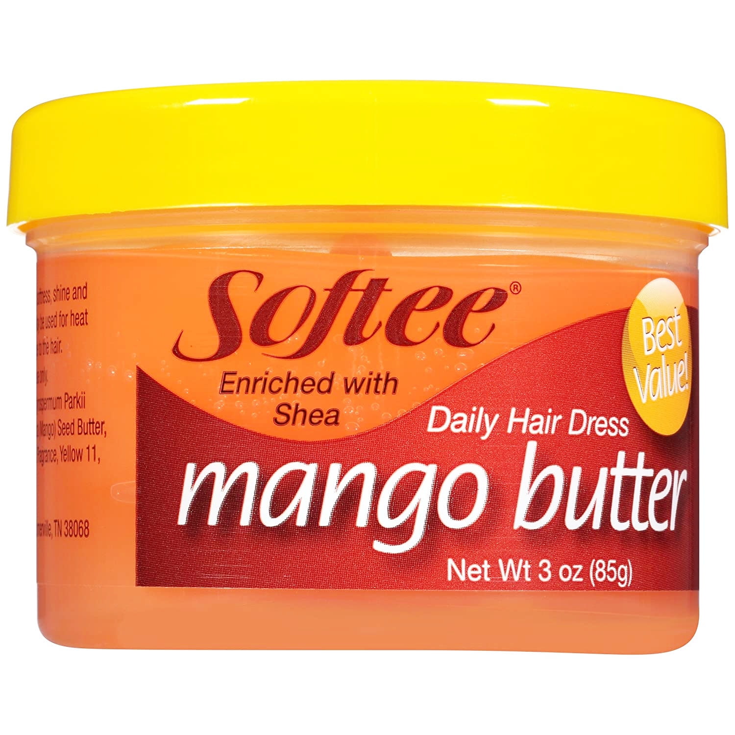Softee Mango Shea Butter Daily Hair Dress 3 Oz, Pack of 1 - Walmart.com