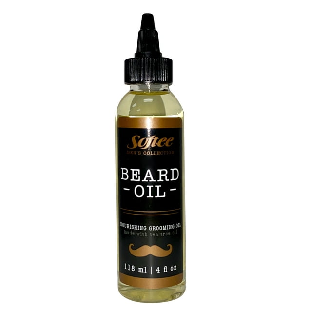 Softee Men's Beard Oil, Tea Tree, 4 fl. Oz. - Walmart.com