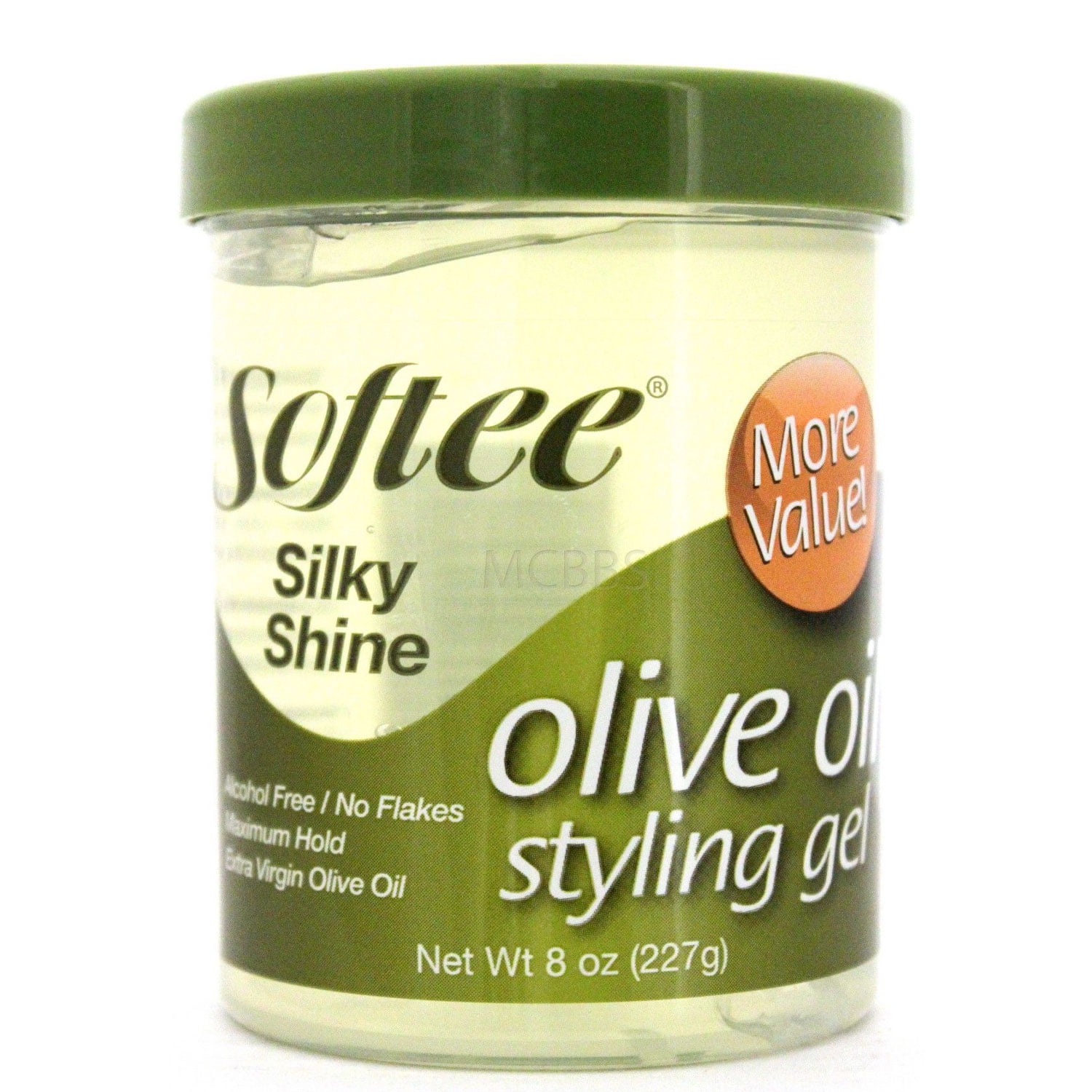 Softee Silky Shine Olive Oil Styling Gel 8, Oz - Walmart.com