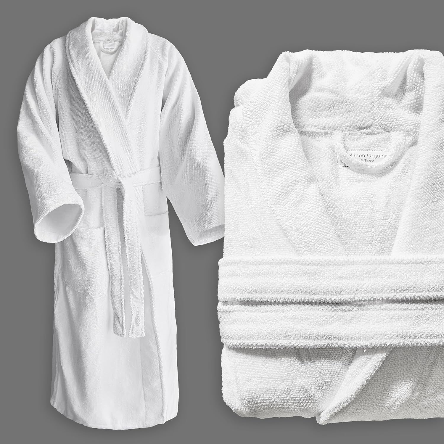 Softerry Ecolinen Organic Cotton Bath Towel Set - 100% Soft Combed ...