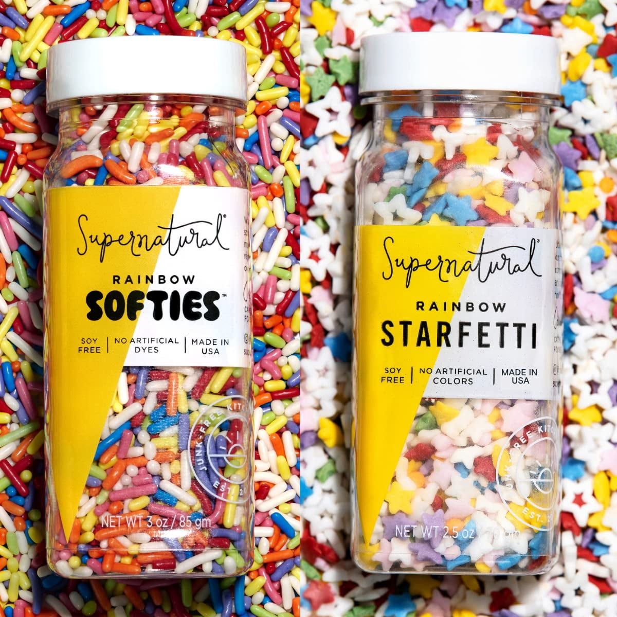 Supernatural Softies & Starfetti Natural Sprinkle Set, No Artificial ...