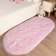 Lochas Fluffy Rainbow Area Rugs for Bedroom Soft Colorful Rugs for ...