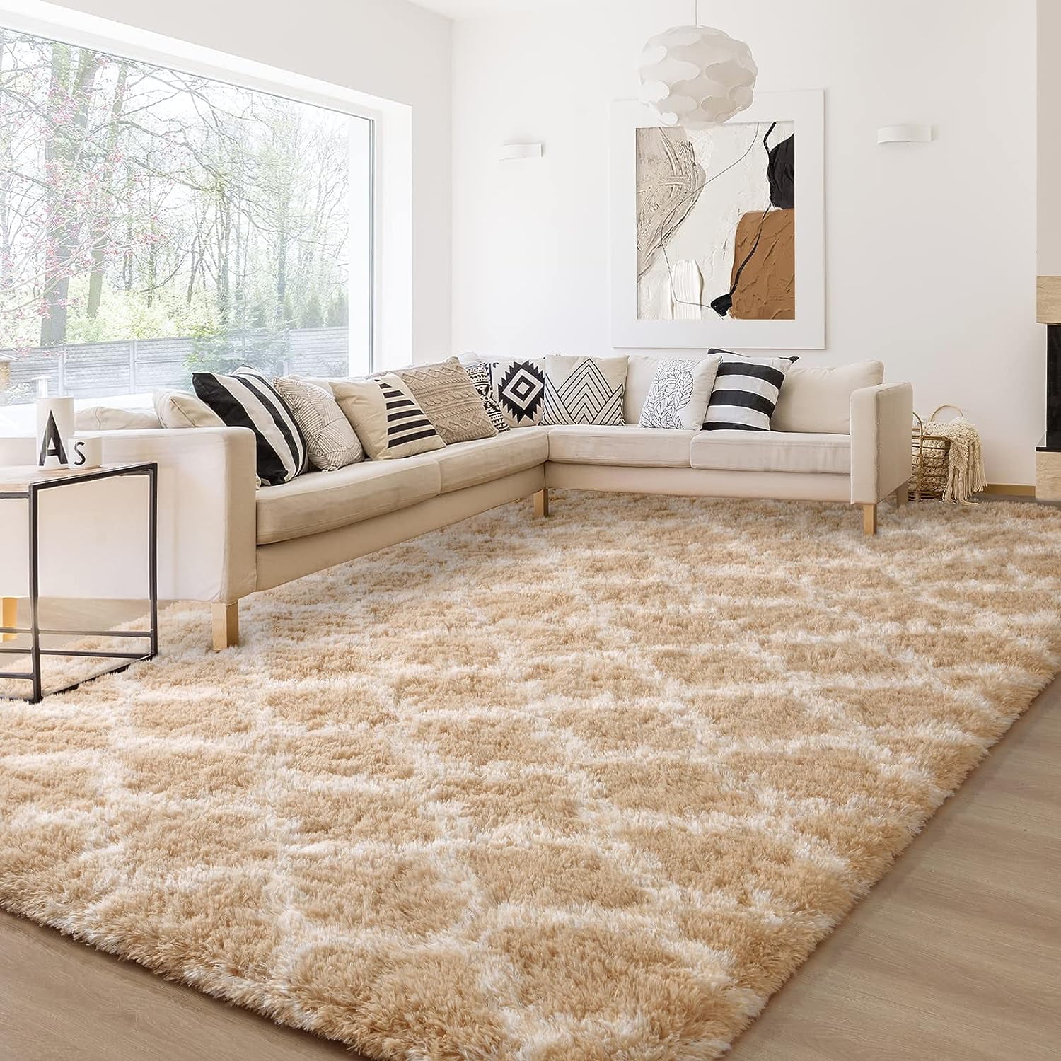 Softlife Fluffy Bedroom Rug Super Soft Velvet Shaggy Plush Carpets,Shag ...