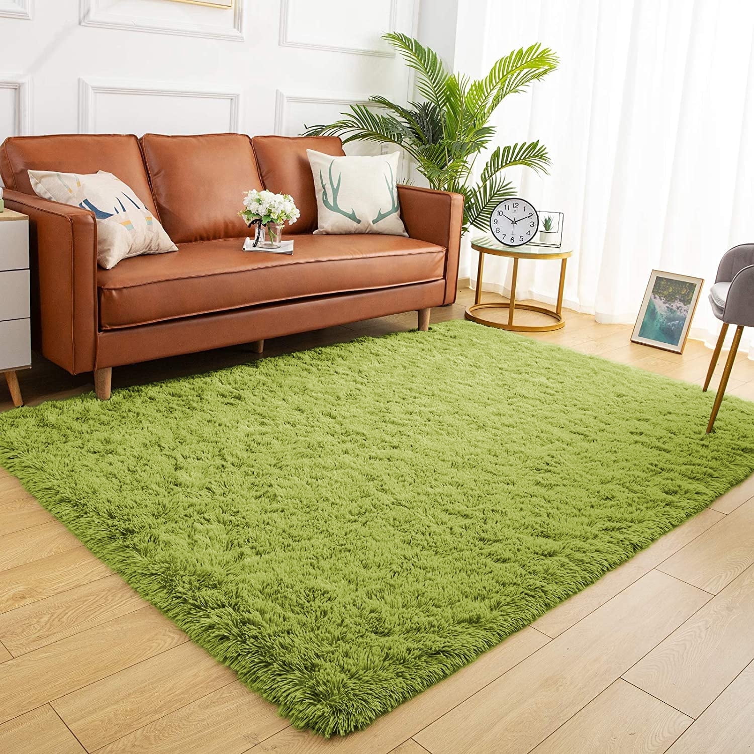 Softlife Stylish Soft Shaggy Velvet Carpet for Living Room/Bedroom ...