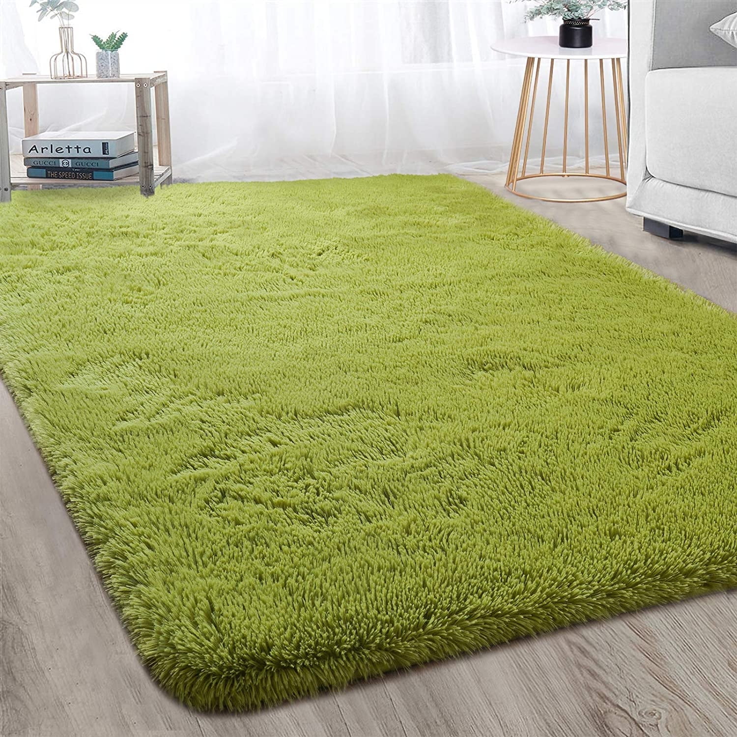 Softlife Super Fluffy Rugs Ultra Soft Shag Rug for Bedroom Living Room ...