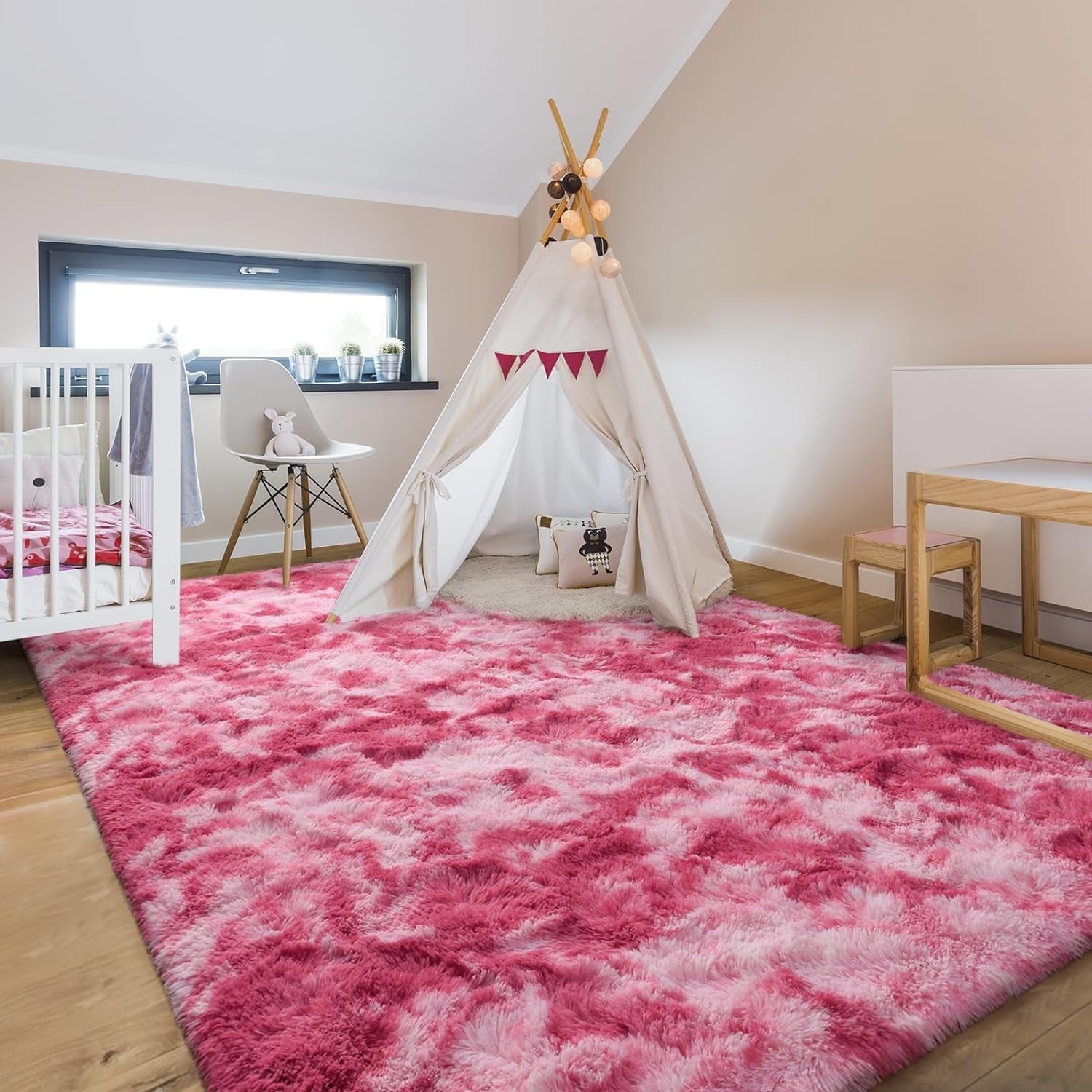 Softlife Super Soft Plush Tie Dye Velvet Rugs for Home Decor,Fluffy ...