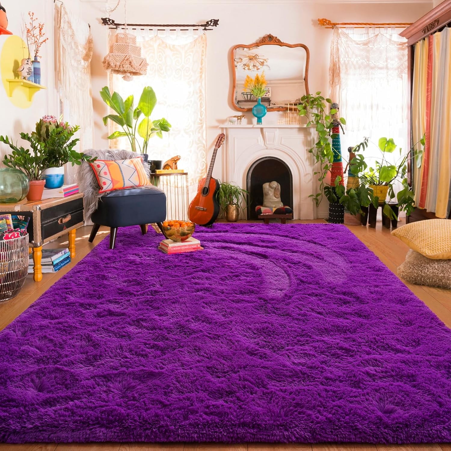 Softlife Super Soft Rug For Living Room Fluffy Rugs For Dorm Room Cute ...