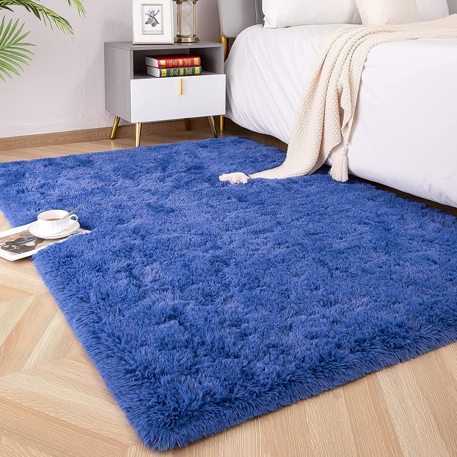 Softlife Large Fuzzy Area Rug, Super Soft for Living, Kids, Dorm Room ...