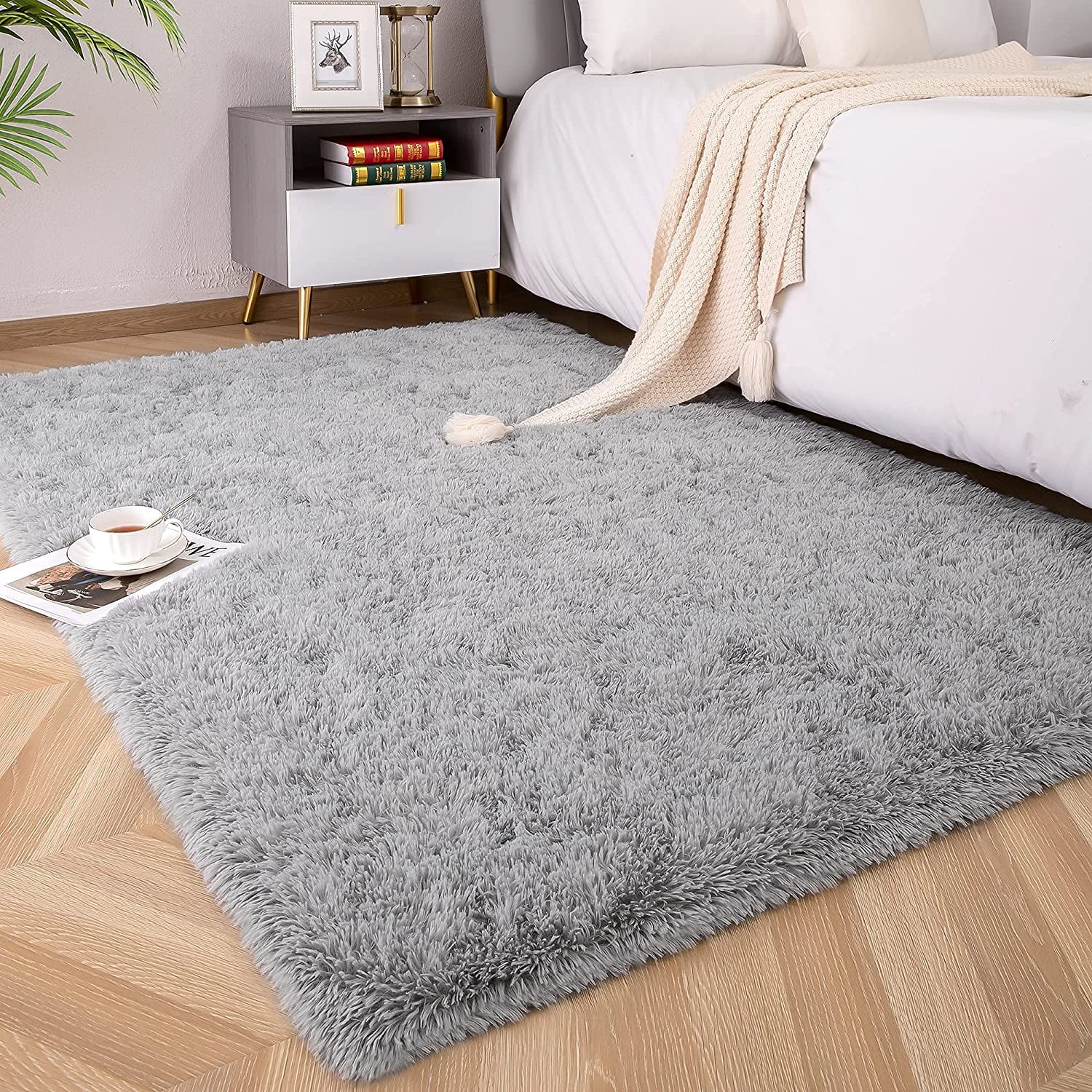 Softlife Plush Carpet: Stylish Shaggy Rug for Living Room, Bedroom ...