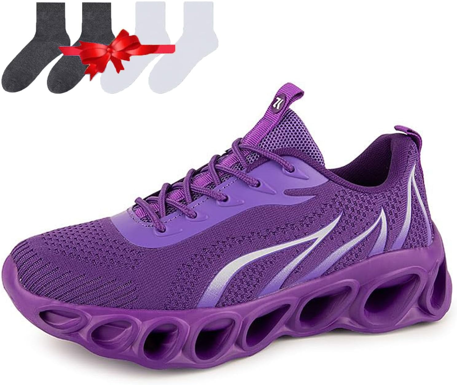 Softsfeels Wide Womens Shoes for Neuropathy Wide Skid Resistant ...