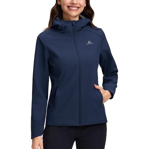Softshell Jacket Women Pioneer Camp 30K Waterproof Fleece Lined ...